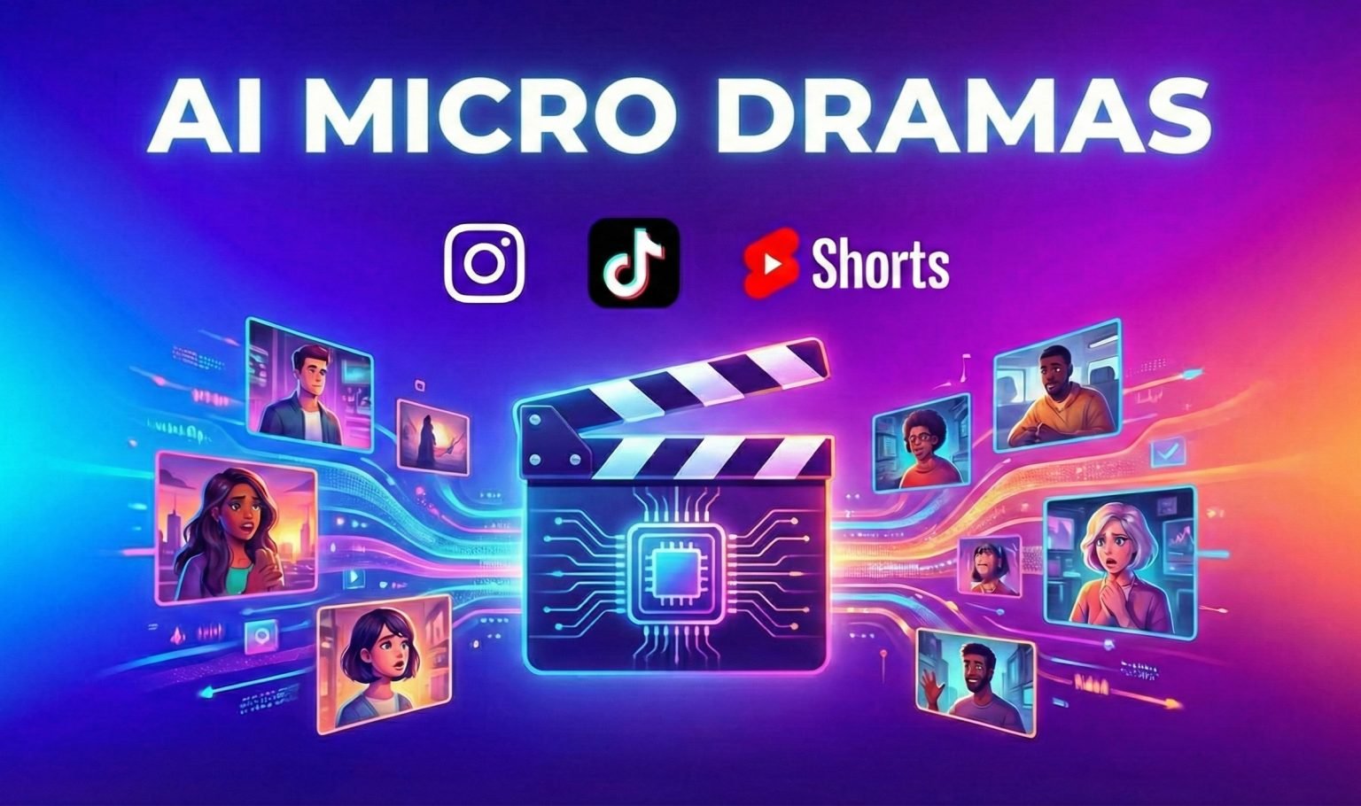 AI Micro Dramas for Instagram Reels, TikTok & YouTube Shorts